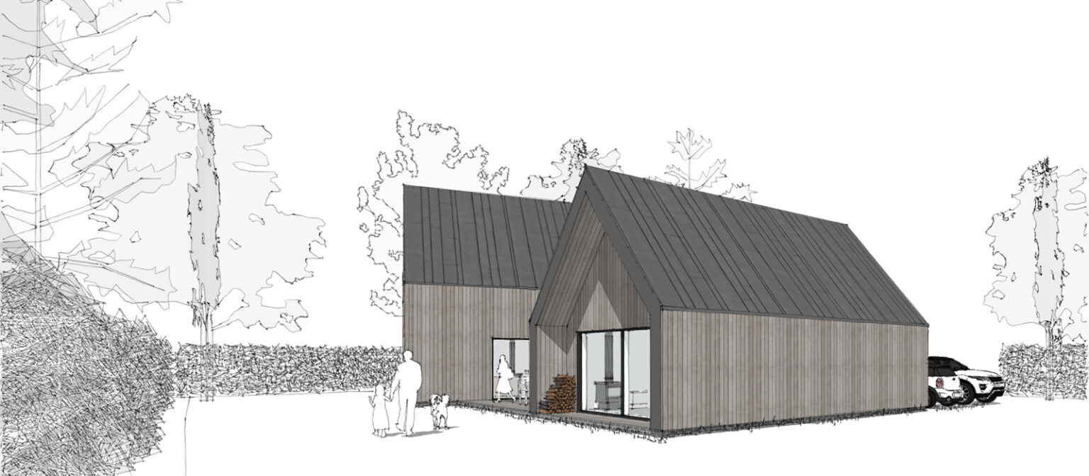 Timber framed modular house build | gyd architects